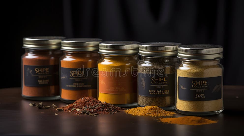 Spice is a Natural Use Condiment Various Type, Generative Ai Stock ...