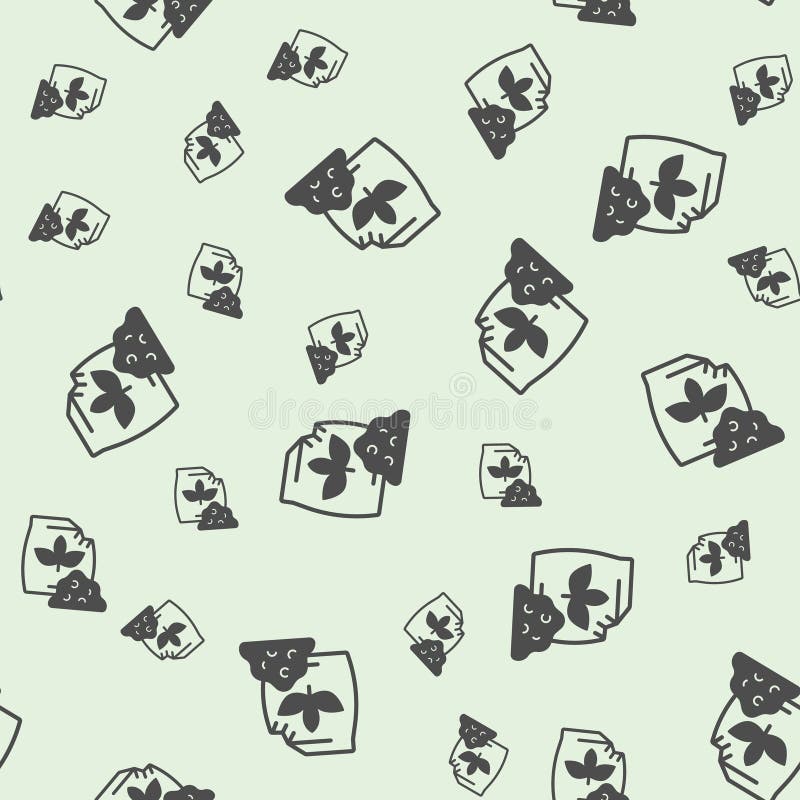 Spice Paper Bag Solid Seamless Pattern, Culinary Cooking Theme. Vector ...