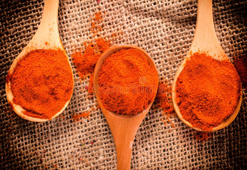 Spice in spoon stock image. Image of herbal, ground, ingredient - 33157699