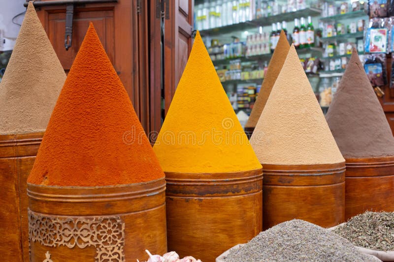 Spice stand typica stock image. Image of alleys, pyramid - 297591813