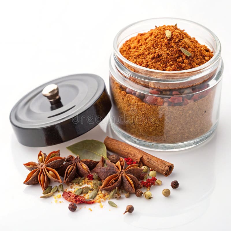 A Spiced Delight Clear Surface Stock Illustration - Illustration of ...