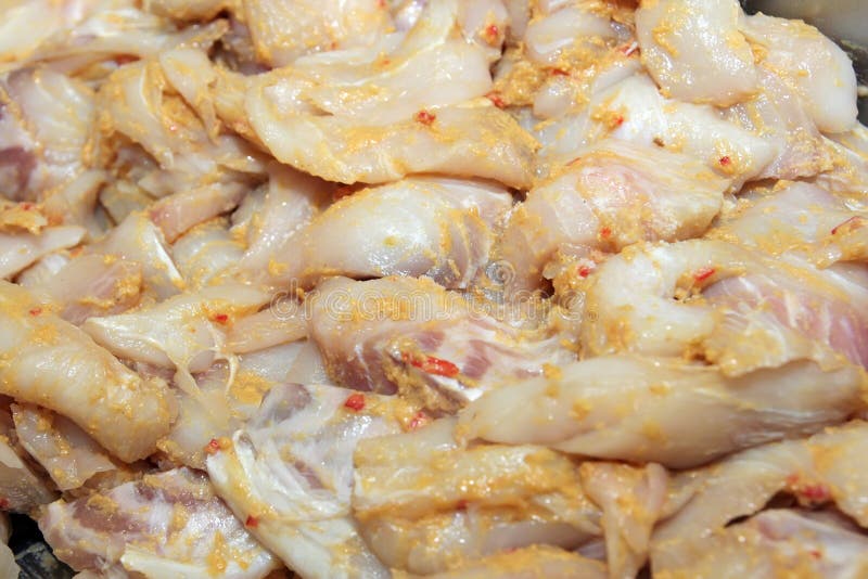 Spiced fish meat stock photo. Image of meats, ready, gourmet - 7369736