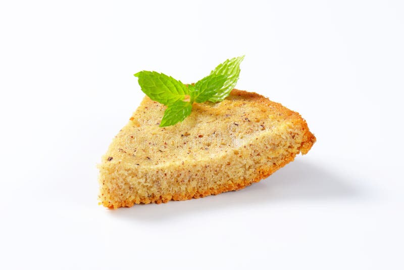 Spiced lemon nut cake stock image. Image of slice, food - 62981277