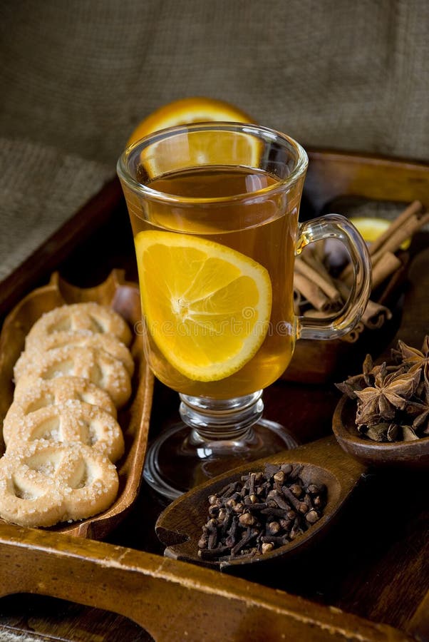Spiced tea stock photo. Image of beverage, nice, oranges - 14736982
