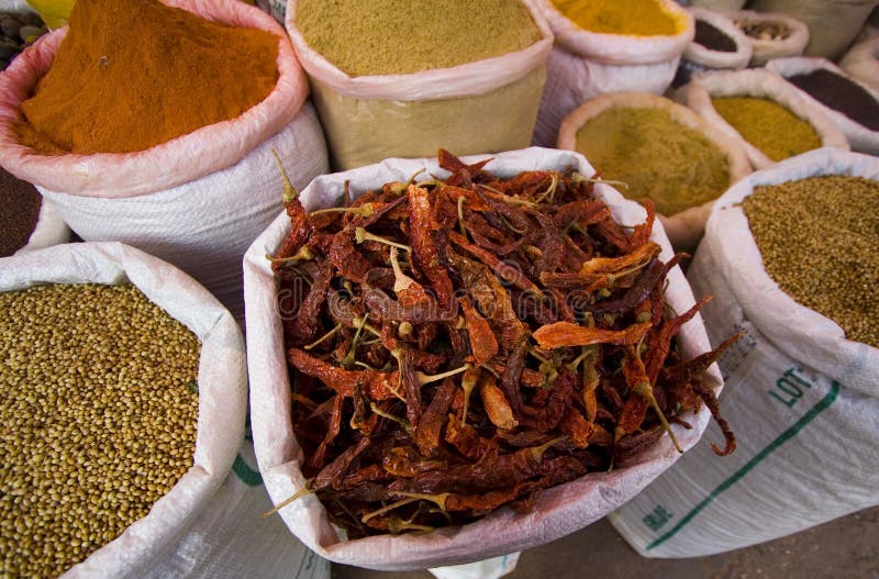 Spices stock image. Image of spicy, aroma, travel, powder - 12568429