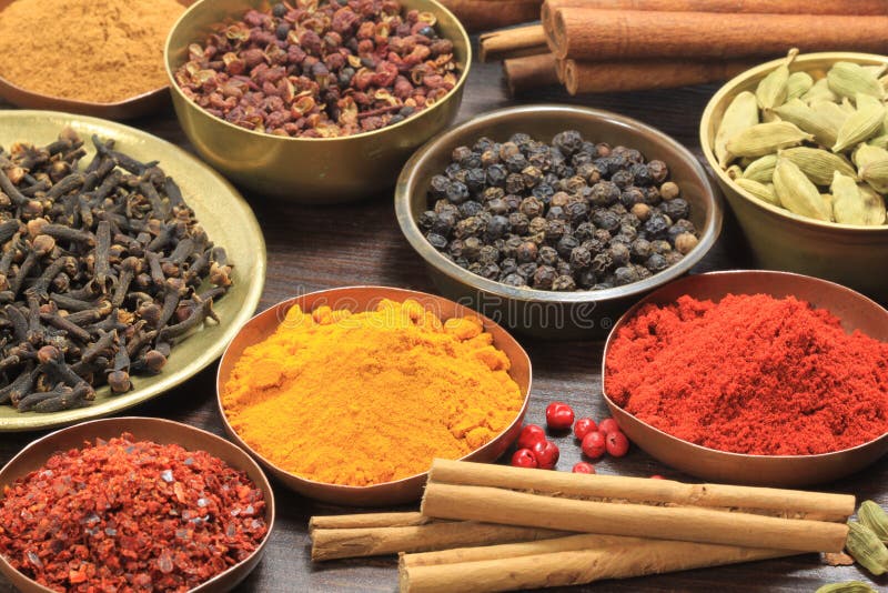 Spices stock image. Image of seasoning, recipe, spices - 16512371