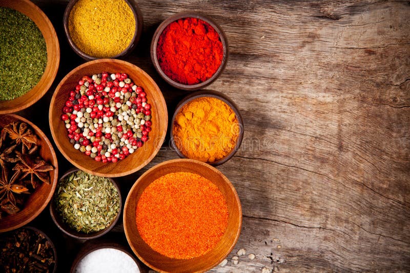 Spices stock photo. Image of handful, condiment, horizontal - 28767780