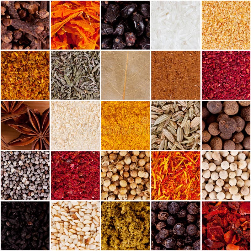Spices stock image. Image of cinnamon, curry, coriander - 30253609