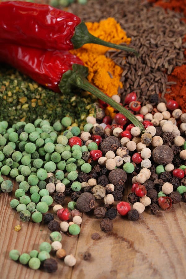 Spices stock photo. Image of spoon, green, spice, curry - 29165228