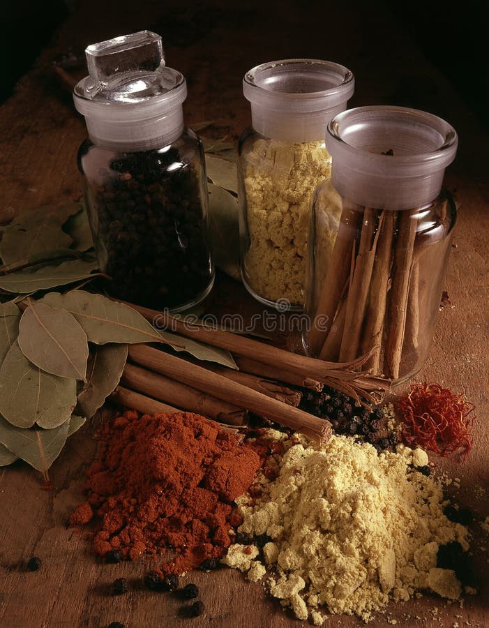 Spices stock image. Image of spice, saffron, gourmet, pepper - 791425