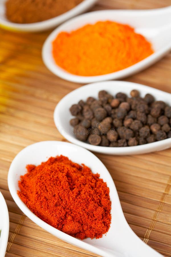 Spices background stock photo. Image of food, mixed, condiment - 7956522