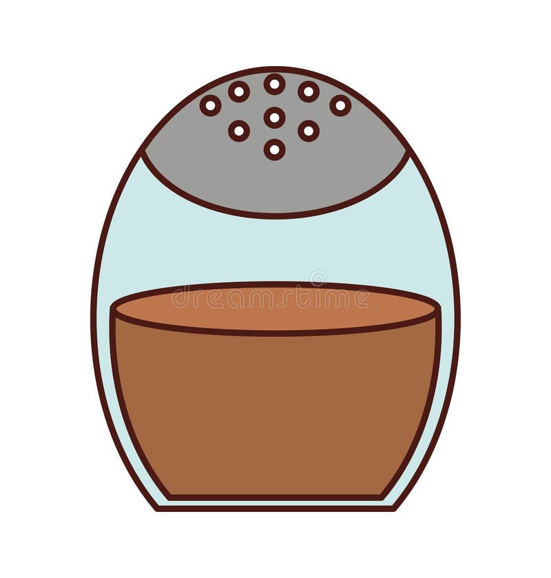 Spices Bottle Isolated Icon Stock Illustration - Illustration of symbol ...