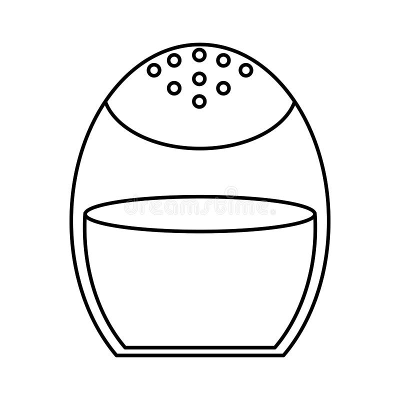 Spices Bottle Isolated Icon Stock Illustration - Illustration of simple ...