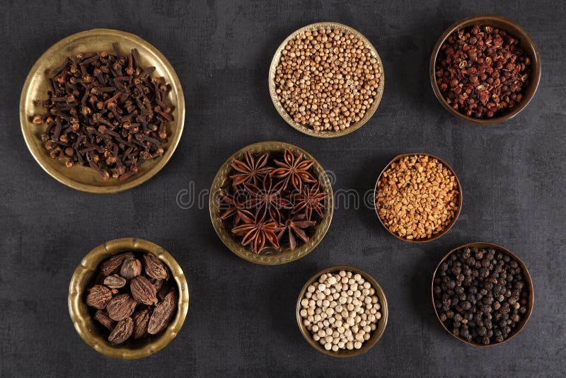 Spices stock image. Image of indian, additives, cuisine - 179907803