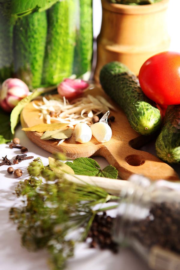 Spices for Canned Vegetables Stock Photo - Image of dill, dinner: 25964570