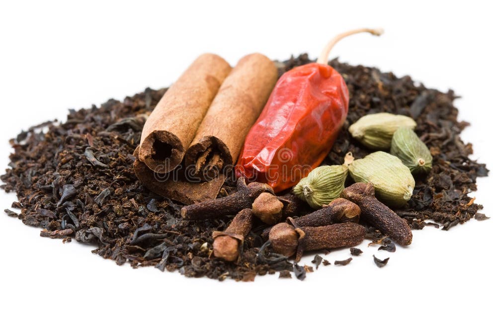 Spices for Chai Tea stock image. Image of ingredients - 17025567