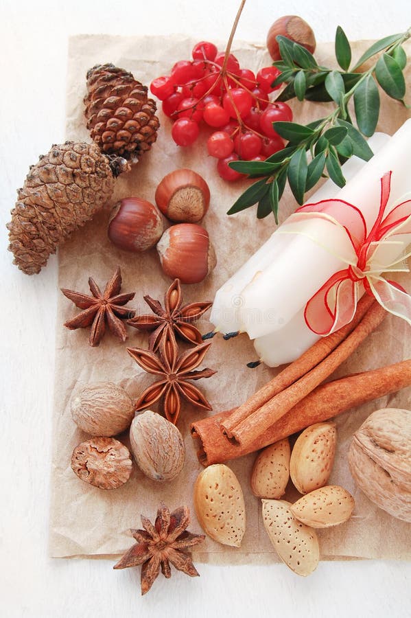Spices for Christmas Decoration Stock Image - Image of ingredient ...