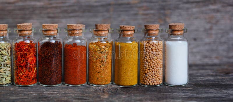 Spices containers stock photo. Image of oregano, green - 39083716
