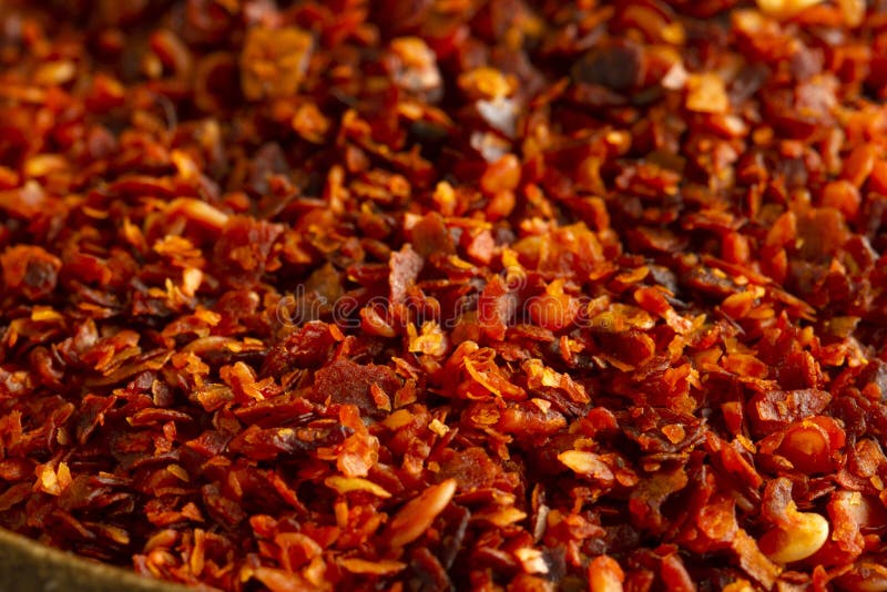 Dried ground red pepper stock photo. Image of bowl, culinary - 187879486