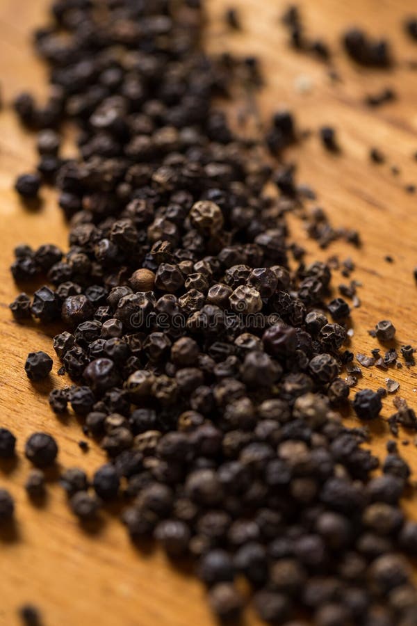 Spices. Heap of Pepper on the Table Stock Image - Image of paprika ...