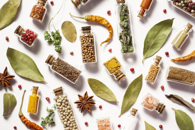 Spices stock photo. Image of grains, flavor, basil, kitchen - 232044460