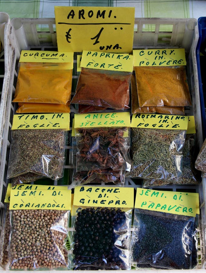 Spices, packeted stock photo. Image of food, feed, feeding - 39493164