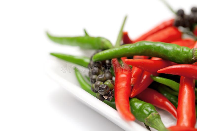 Spices on a plate stock image. Image of isolated, anisetree - 25701755