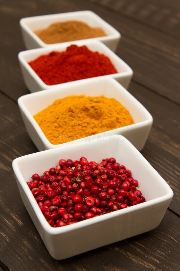 Spices stock photo. Image of bowl, flavour, ingredient - 92804122
