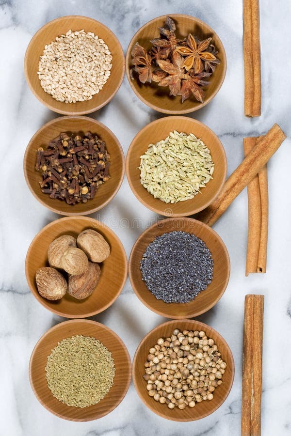 Indian Curry Spices Background Stock Image - Image of ingredient, corn ...