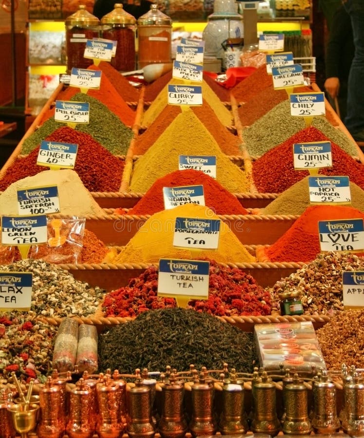 Spices in france stock image. Image of sell, cinnamon - 1658175