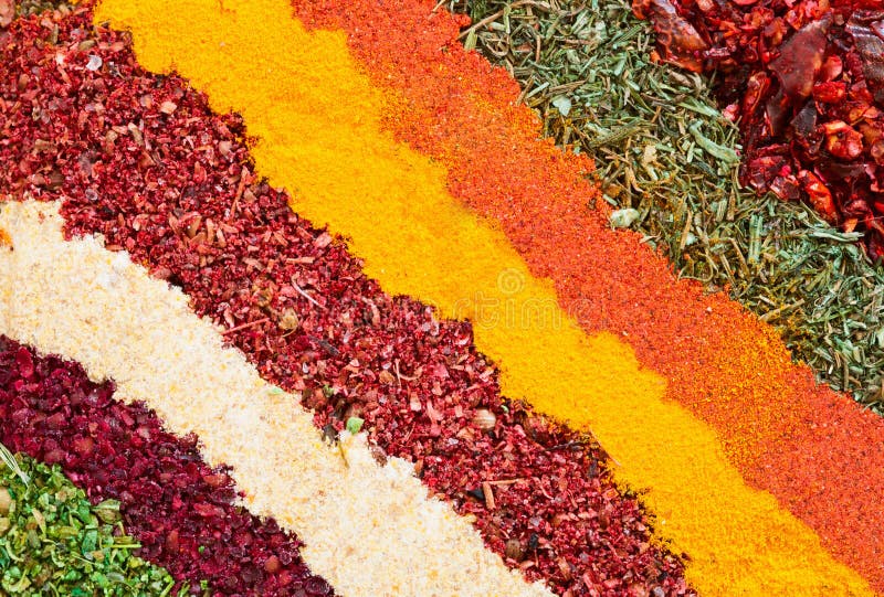 Spices. stock image. Image of culture, seasoning, texture - 40676915