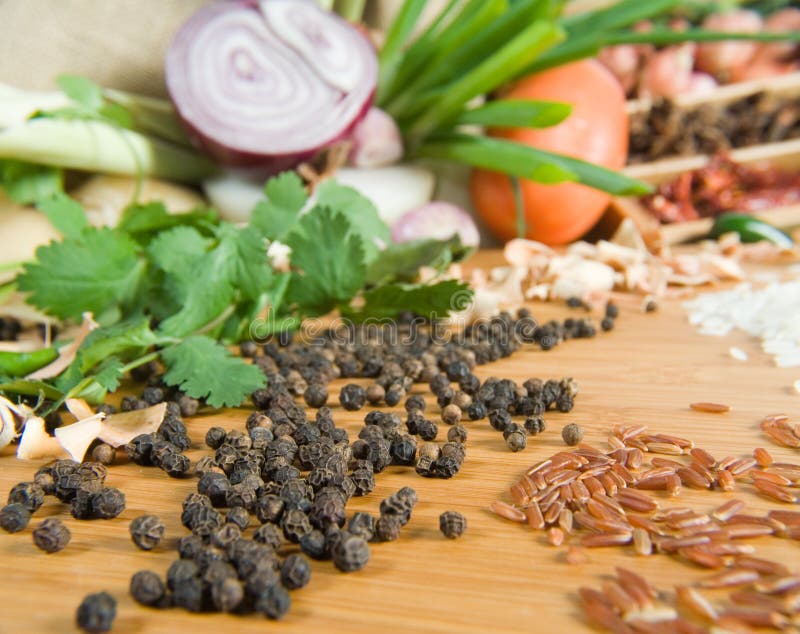 Spices With Vegetables Picture. Image: 8954253