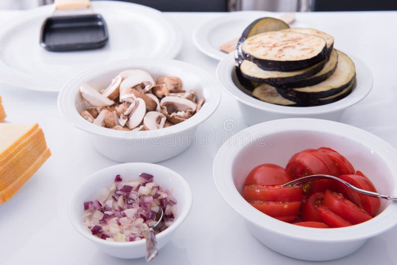 Spices and Vegetables for Raclette with Friends Stock Image - Image of ...