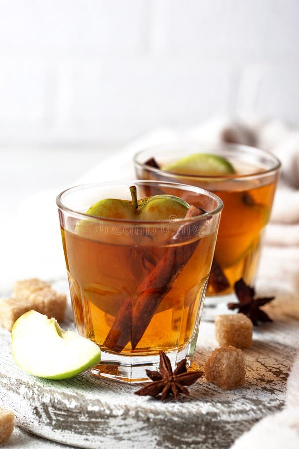 Spicy Apple Cider, Autumn Drink Stock Image - Image of grog, vinegar ...