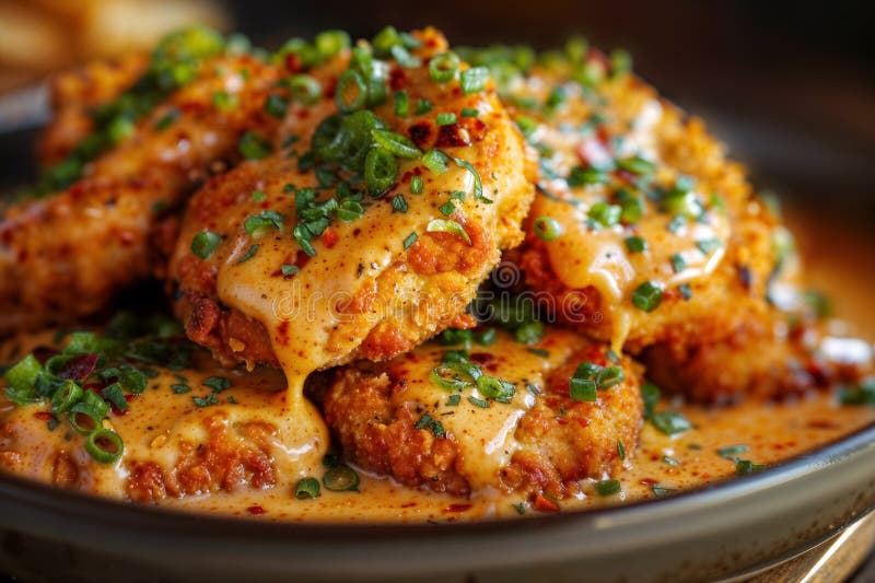 Spicy Cheddar Jalapeno Chicken Bites Stock Illustration - Illustration ...