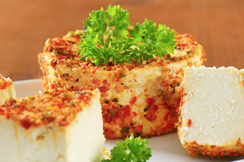 Spicy cheese stock image. Image of chili, dried, coated - 58188803