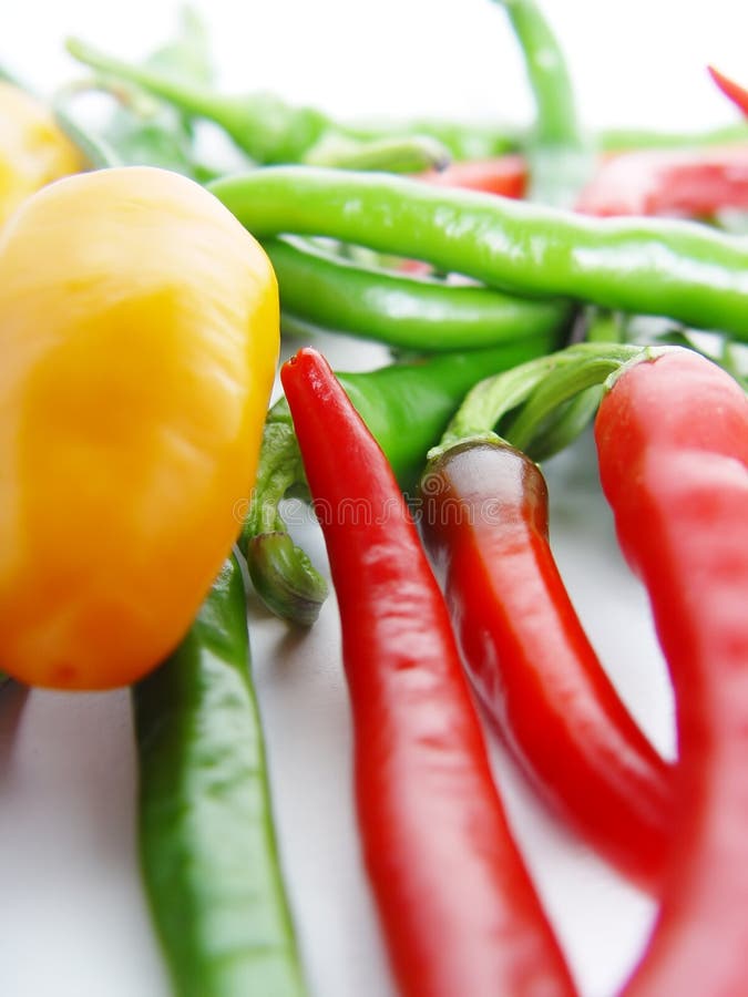 Spicy Chillies stock photo. Image of green, cayenne, chilli - 1640188