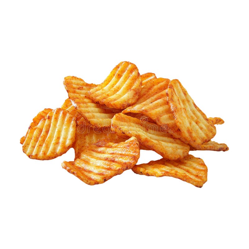 Spicy Chips Potato on Transparent Background - Ai Generated Stock ...