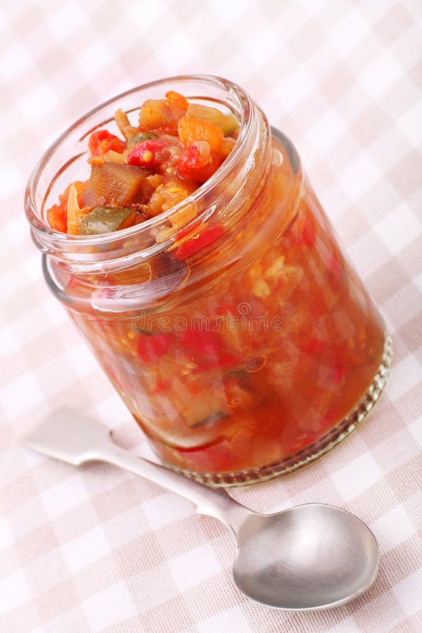 Spicy chutney stock image. Image of relish, homemade - 27202907