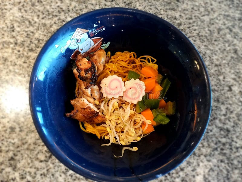 Spicy Delicious Dry Ramen Food Stock Photo - Image of spicy, ramen ...