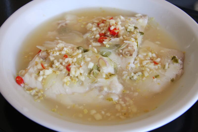 Spicy fish stock image. Image of healthful, cuisine, cooking - 7165979