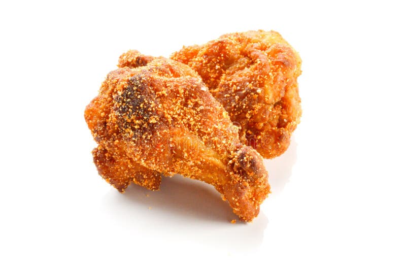 Spicy fried chicken calves stock image. Image of crisp - 117046407