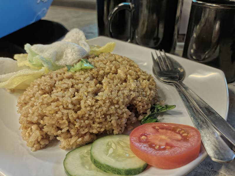 Spicy fried rice stock photo. Image of rice, dinner - 259901538