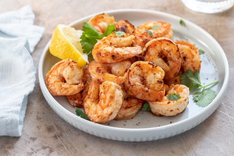 Spicy Garlic Chilli Prawns Shrimps Stock Image - Image of roast, fried ...