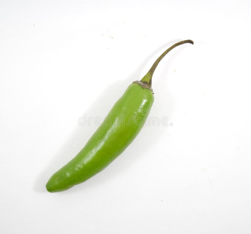 Spicy green serrano pepper stock image. Image of capsaicin - 74264985