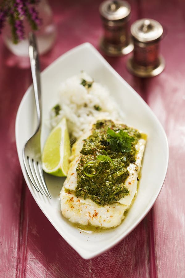 Spicy grilled cod stock photo. Image of appetizer, bowl - 88700766