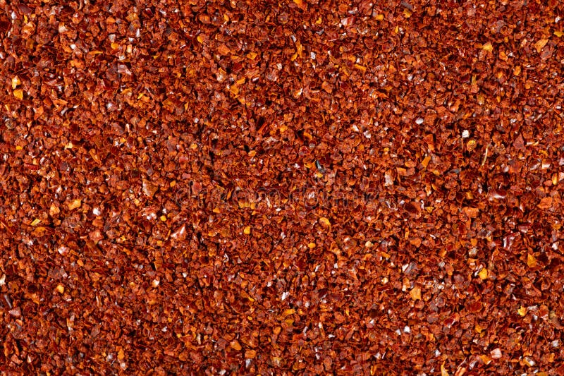 Spicy Ground Chili Pepper Close-up Texture Top View Stock Image - Image ...
