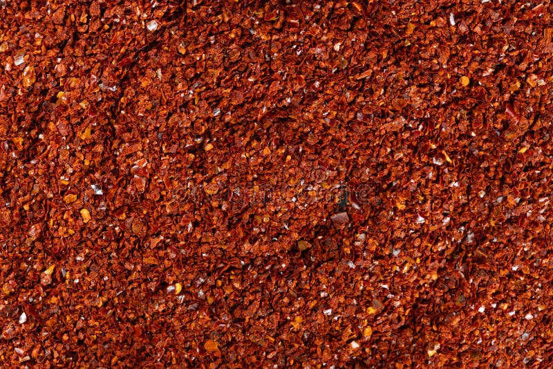 Spicy Ground Chili Pepper Close-up Texture Top View Stock Photo - Image ...