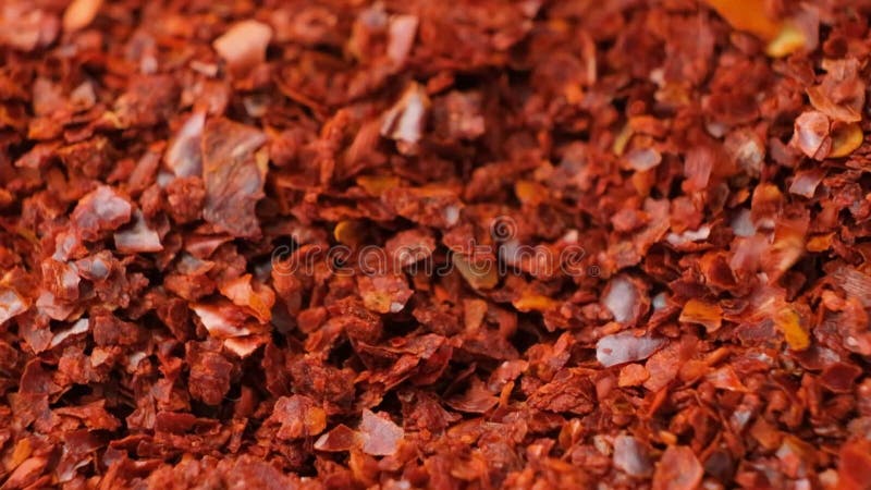 Spicy Ground Chili Pepper Pour Slow Motion Stock Footage - Video of ...