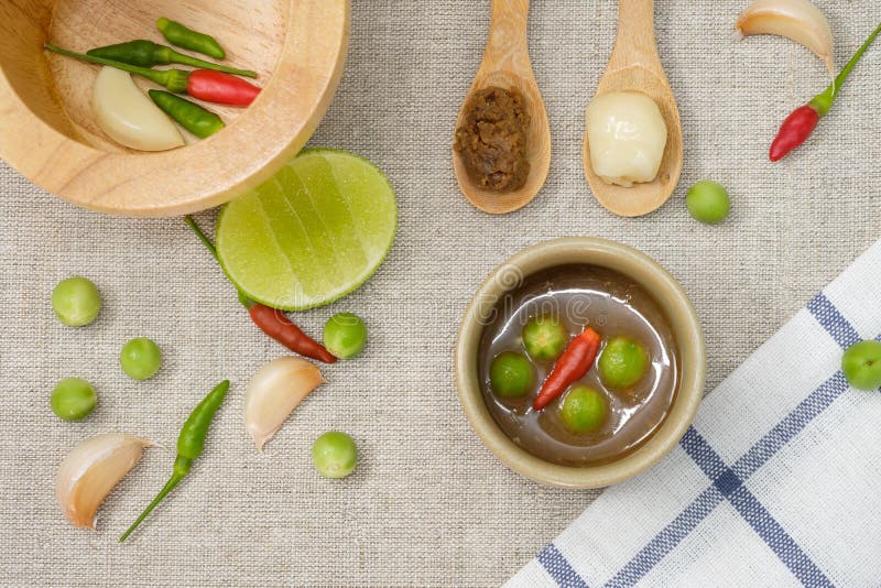 Spicy kapi shrimp paste stock photo. Image of asian, health - 76448124